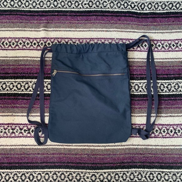 Comfort Colors | Bags | Comfort Colors Blue Canvas Backpack | Poshmark